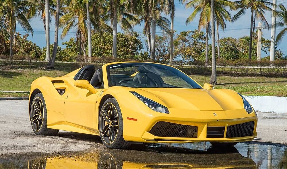 Rent Ferrari 488 Spider 2018 in Los Angeles | Pugachev Luxury Car Rental